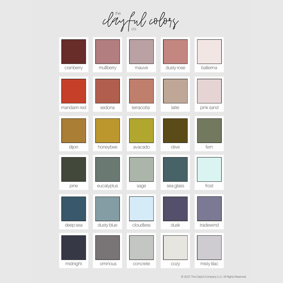 30 Sculpey Premo Color Recipes (Digital Download) – The Clayful Co.